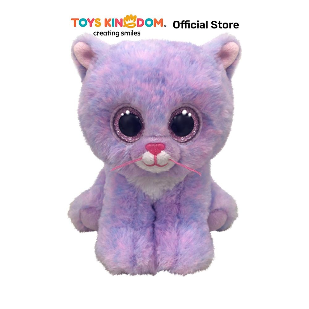 Jual Toys Kingdom Ty Boneka Hewan Beanie Boos Cassidy Cat M 131355 Toys ...