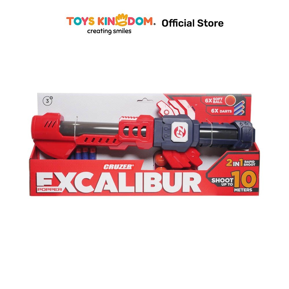 Jual Toys Kingdom Cruzer Weapon-X Excalibur Popper Toys Kids Toy ...