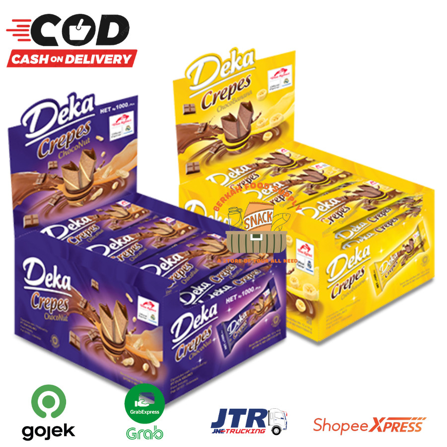 Jual [ BERKAH ] Deka Crepes Dua Kelinci Box isi 12 x 10gr Choconut ...