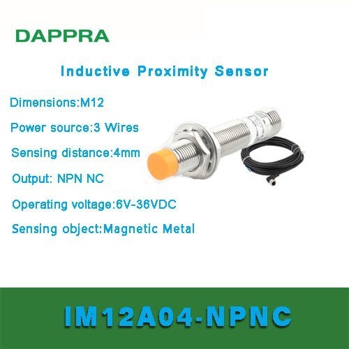 Jual MS88 M12 4mm NPN NC DC Connector Type Inductive Proximity Sensor OB94 | Shopee Indonesia