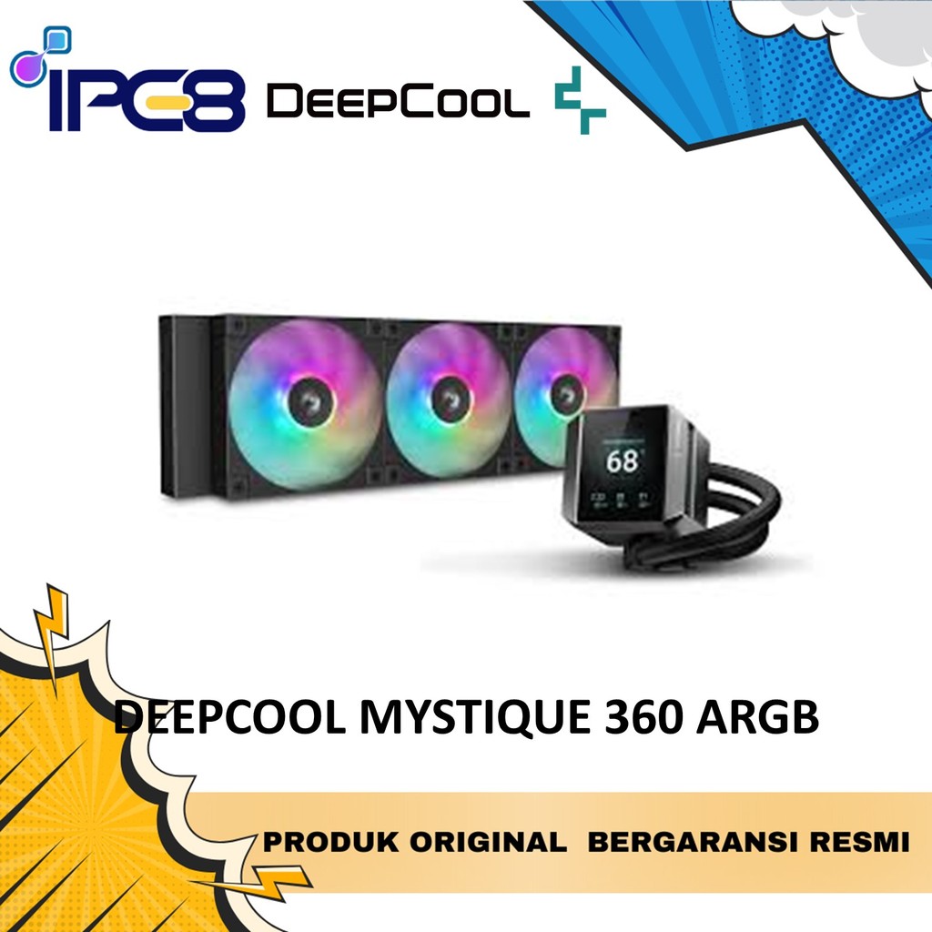 Jual DEEPCOOL CPU COOLER MYSTIQUE 360 ARGB | AIO LIQUID CPU COOLER WITH ...