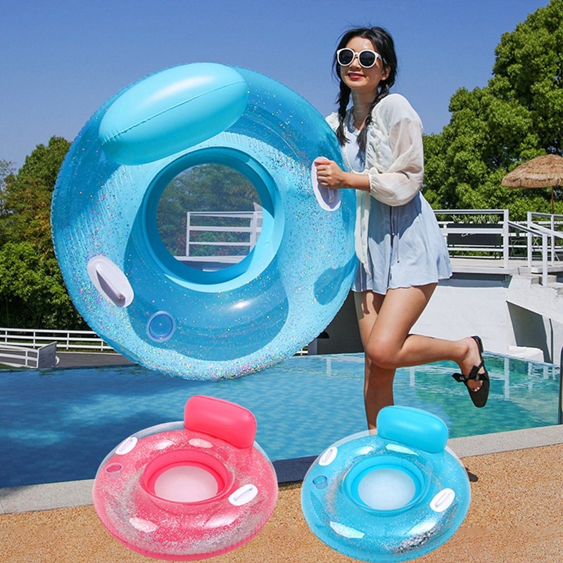 Jual Inflatable Pool Float Lounger Backrest Floating Chair Sofa Blow Up ...