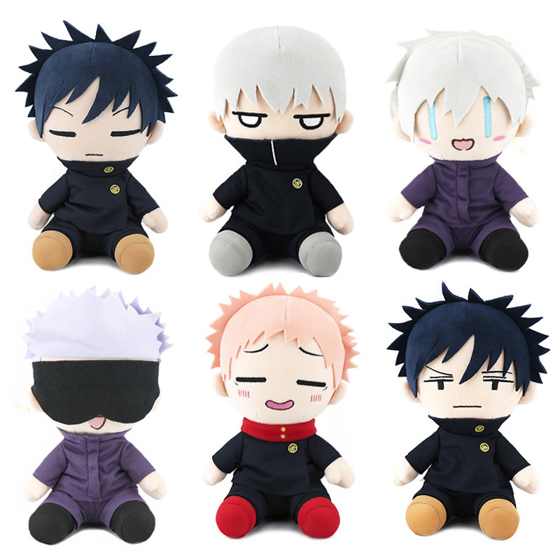 Jual 20cm Jujutsu KaisenPlush Satoru Gojo Fushiguro Megumi Itadori Yuji ...