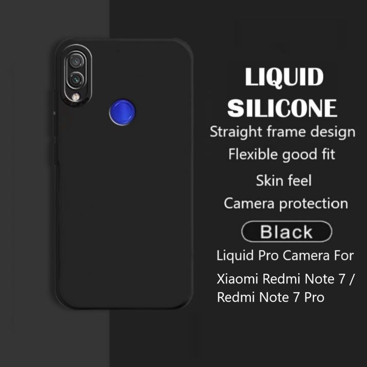 Jual Softcase Black Matte Redmi Note 7 dan Redmi 7 Silikon Case Pro ...