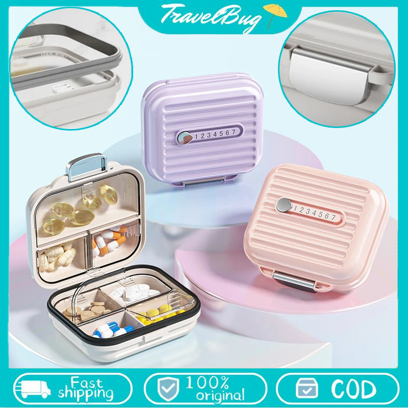 Jual 7 Sekat Kotak Box Tempat Penyimpanan Obat Aksesoris Premium Travel ...
