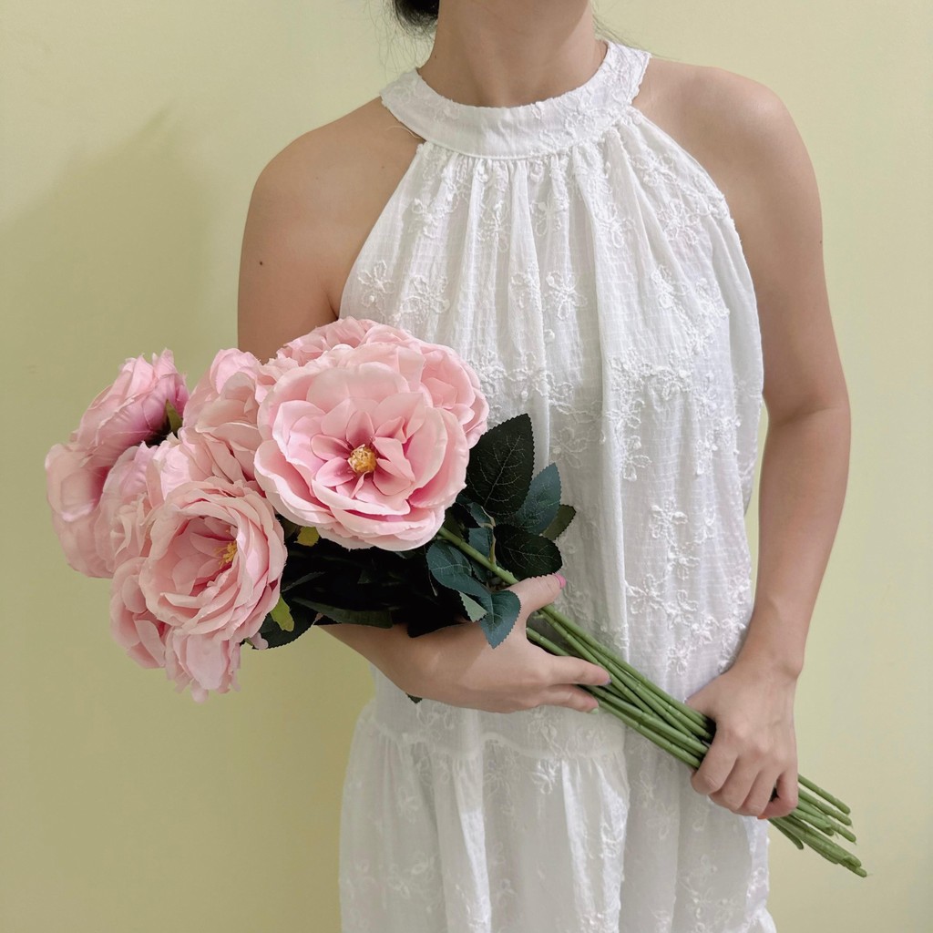 Jual Bunga Austin Rose Tunggal 1 Tangkai Bunga Hias Premium Tangkai ...