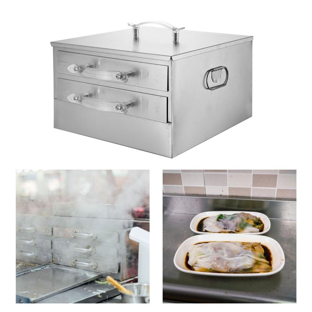 Jual Rice Noodle Roll Machine, 2 Tier Rice Roll Machine, Al Cooking ...