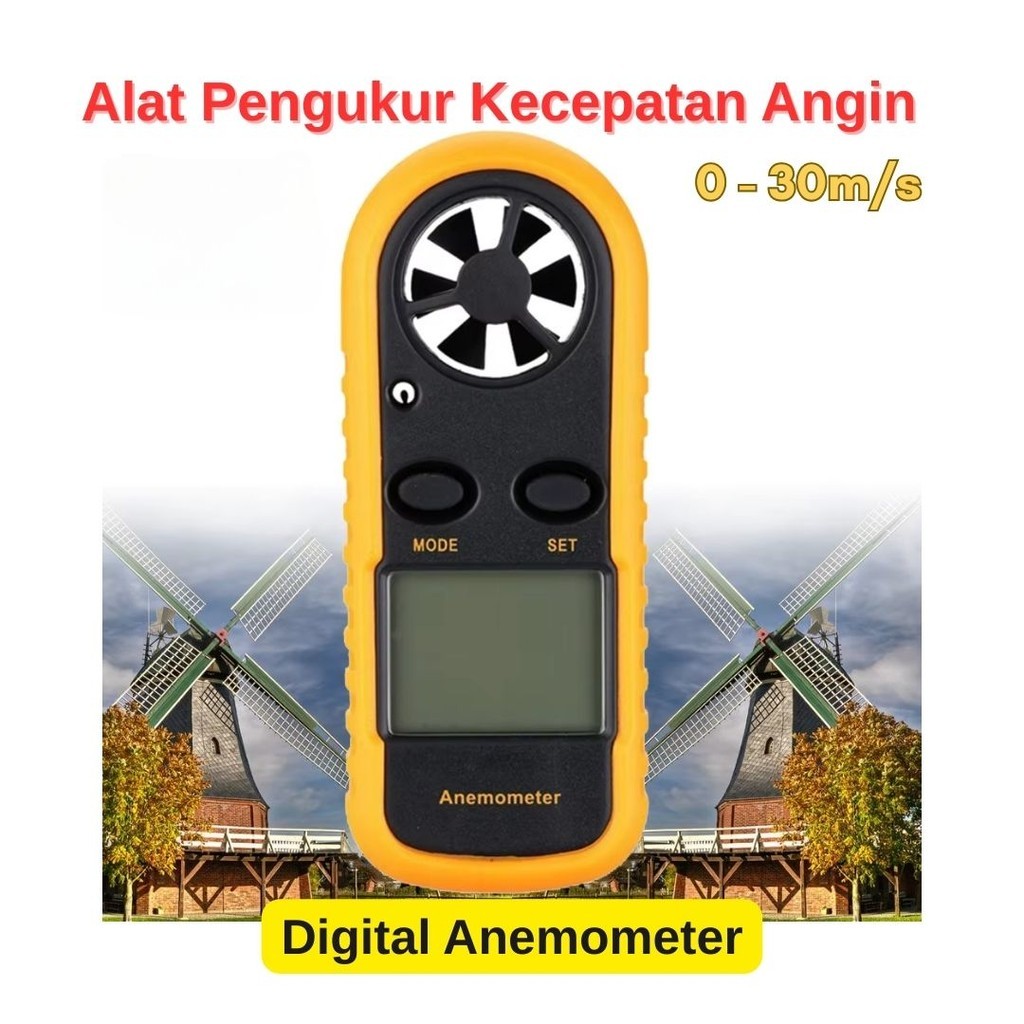 Jual Anemometer Alat Pengukur Angin Kecepatan Digital Wind Tester ...
