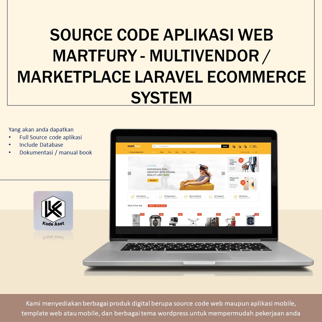 Jual SOURCE CODE APLIKASI WEB MARTFURY - MULTIVENDOR / MARKETPLACE LARAVEL ECOMMERCE SYSTEM ...
