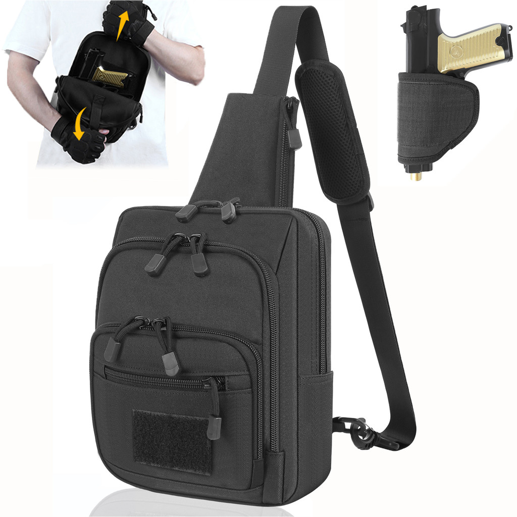 Jual Tactical Bag for Gun Holster Concealed Carry Glock Pistol Pouch ...