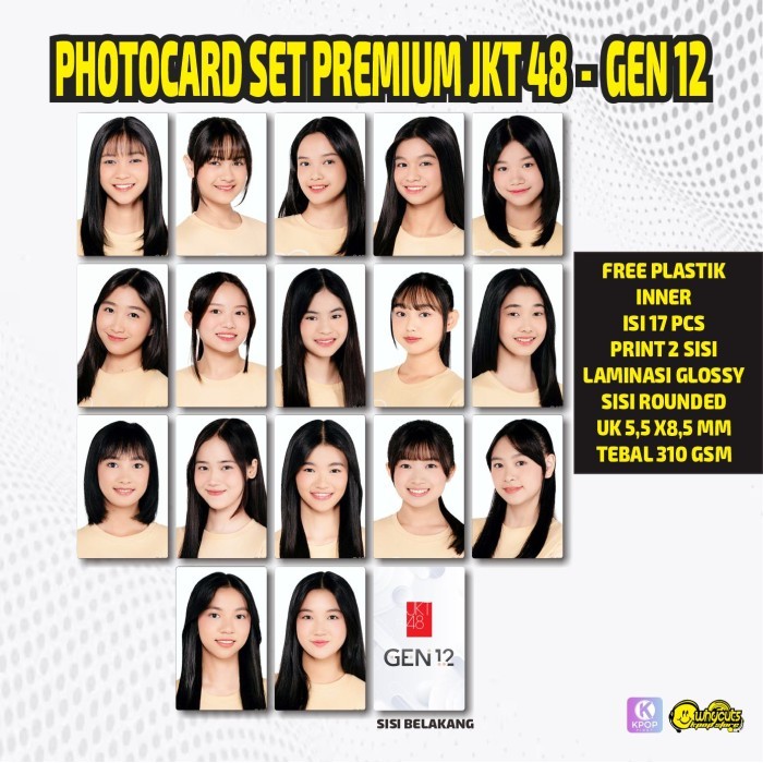 Jual PC Photocard Set JKT48 Isi 25Pcs Print 2 sisi laminasi glossy tebal - GEN12 HOL | Shopee ...