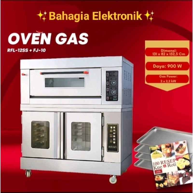 Jual COMBI DECK OVEN+PROOFER GETRA RFL-12SS+FJ10 | Shopee Indonesia