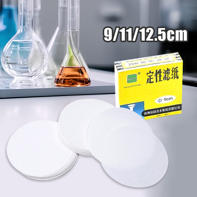 Jual (100pcs/Pack) 9/11/12.5cm Kertas Saring Bulat Kertas Filter ...