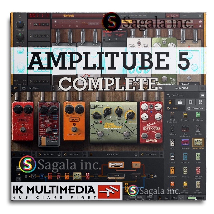 Jual AMPLITUBE 5 - WINDOWS MAC - VIRTUAL GITAR AND BASS EFFECT DAW STANDALONE PLUGIN RACK AMP ...