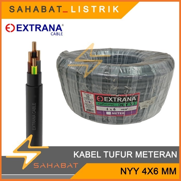 Jual Kabel Tufur Extrana 4X6 mm Meteran Per Meter | Shopee Indonesia