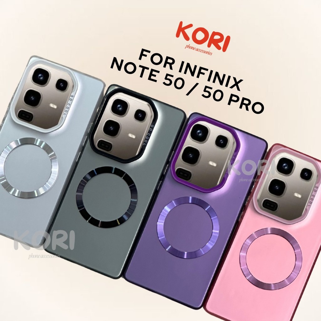 Jual Case INFINIX NOTE 50 4G 50 PRO 4G 50S Magsafe Magnetic Luxury ...