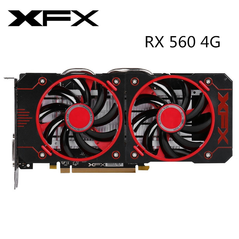 Jual XFX Video Card RX 560 4GB 128Bit GDDR5 RX 560D Graphics Cards for AMD RX 560 series VGA ...