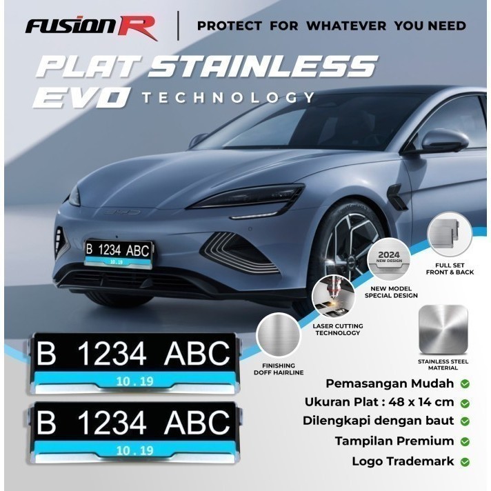Jual Fusion R Tempat Dudukan Tatakan Cover Frame Tempat Plat Nomor ...
