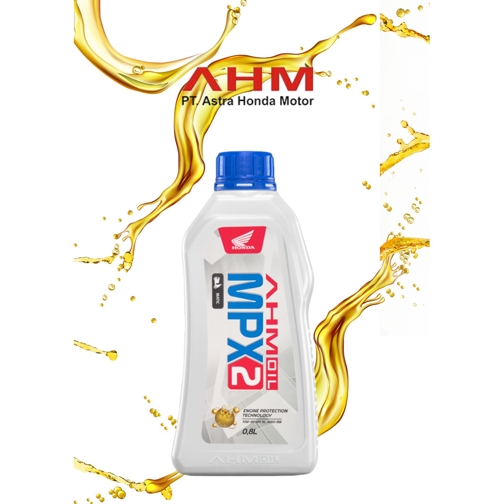 Jual Oli MPX2 800 ml AHM Oil Matic MPX 2 0.8L | Shopee Indonesia