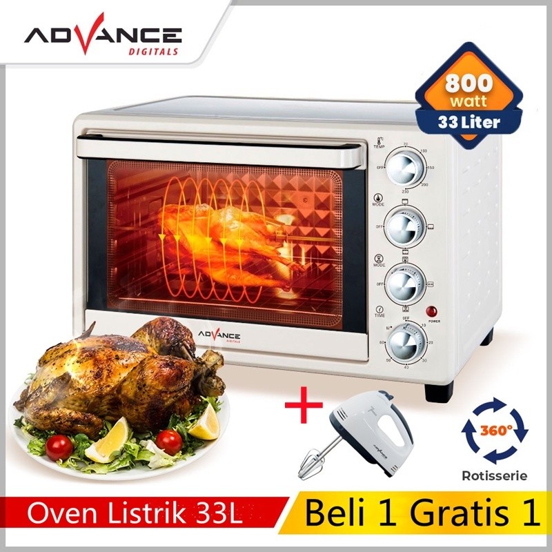 Jual 【Beli 1 Gratis 1】Oven+mixer Advance Oven Listrik Oven Kapasitas ...