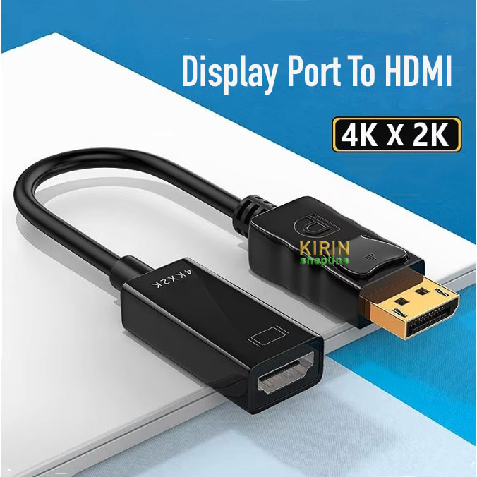 Jual 4K Display Port To HDMI Kabel Converter Antarmuka DP Male ke HDTV ...