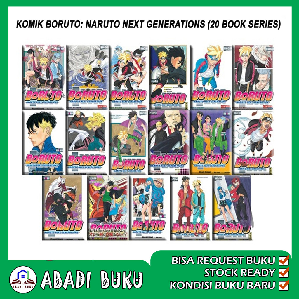 Jual Komik Boruto Naruto Next Generations (20 book series) | Shopee ...