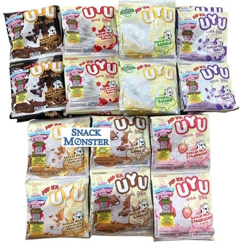 Jual Pop Ice UYU Korean Milk Renceng - Netto 10 sct x 23 gr | Shopee ...