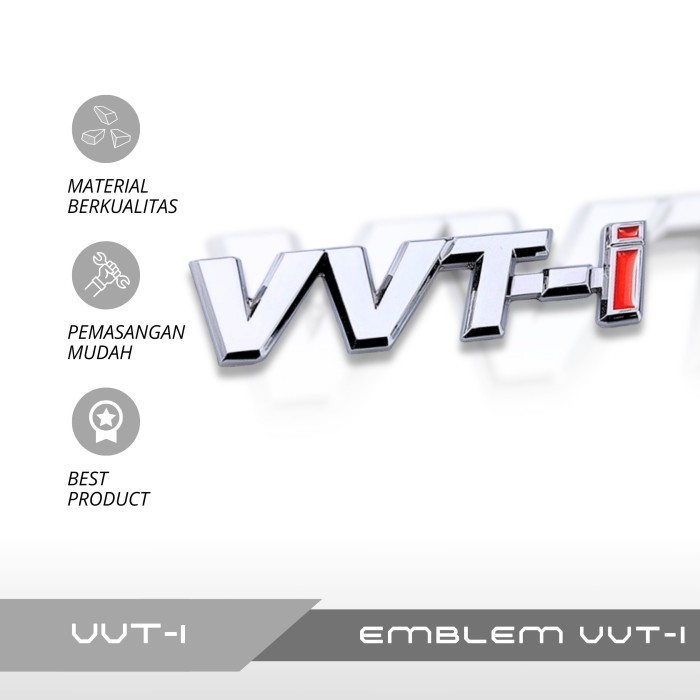 Jual TBL Emblem Logo Dual VVT-i dan VVT-i kecil Avanza Xenia Terios ...