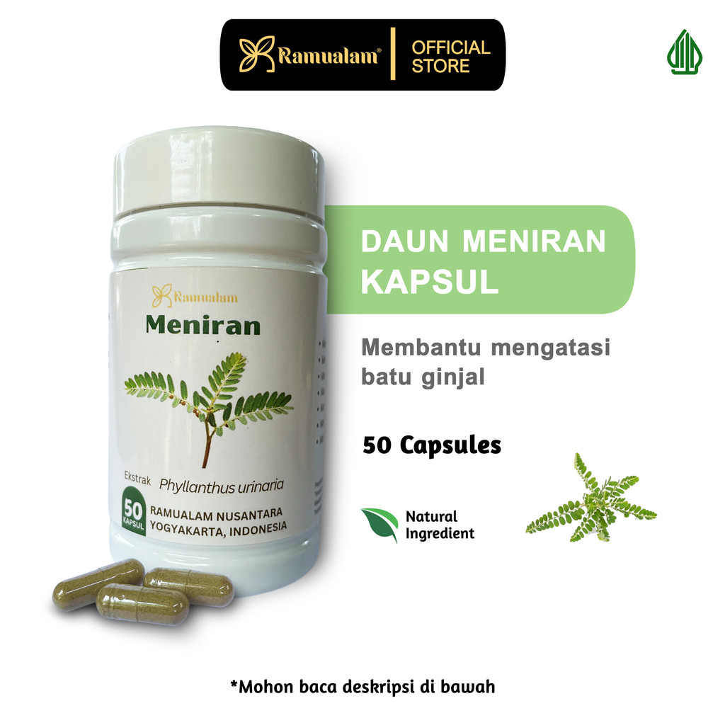 Jual Ramualam Kapsul Meniran 50 Kapsul - Herbal imunitas hepatitis ...