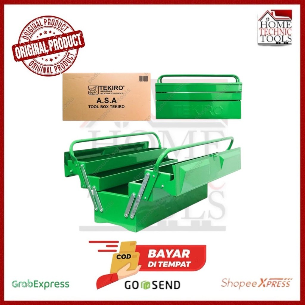 Jual TEKIRO TOOLS BOX BESI 3 SUSUN / TEMPAT PERKAKAS / BOX UNTUK PERKAKAS ALAT PERTUKANGAN ...