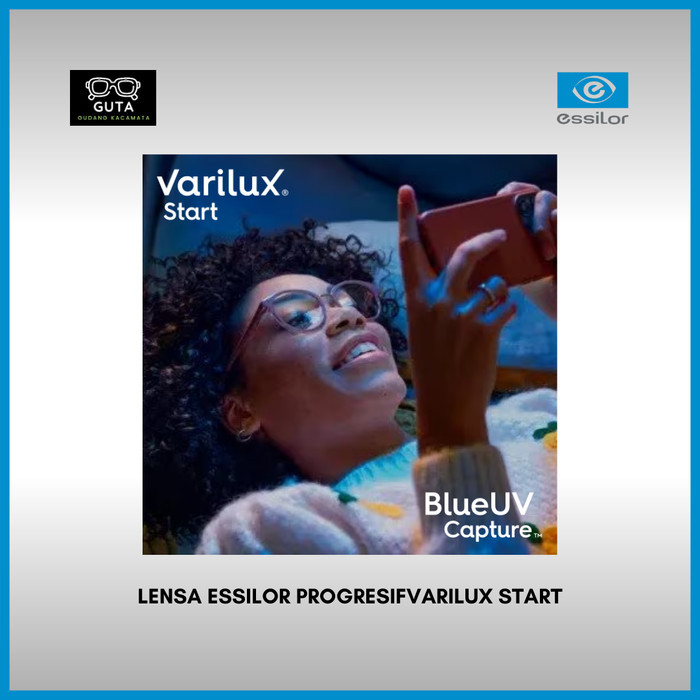 Jual Lensa Kacamata Progresif Crizal Essilor Varilux Start With Blue UV ...
