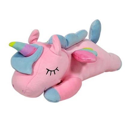 Jual Boneka kuda pony unicorn ly Rainbow Unicorn L 43cm guling anak ...