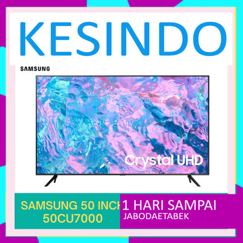 Jual SAMSUNG 50CU7000 SMART TV 50 INCH CRYSTAL UHD 4K PURCOLOUR /UA50CU7000 | Shopee Indonesia