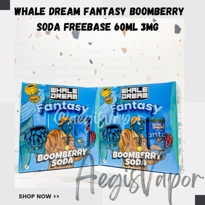 Jual WHALE DREAM FANTASY V2 BOOMBERRY SODA 60ML 3MG | Shopee Indonesia