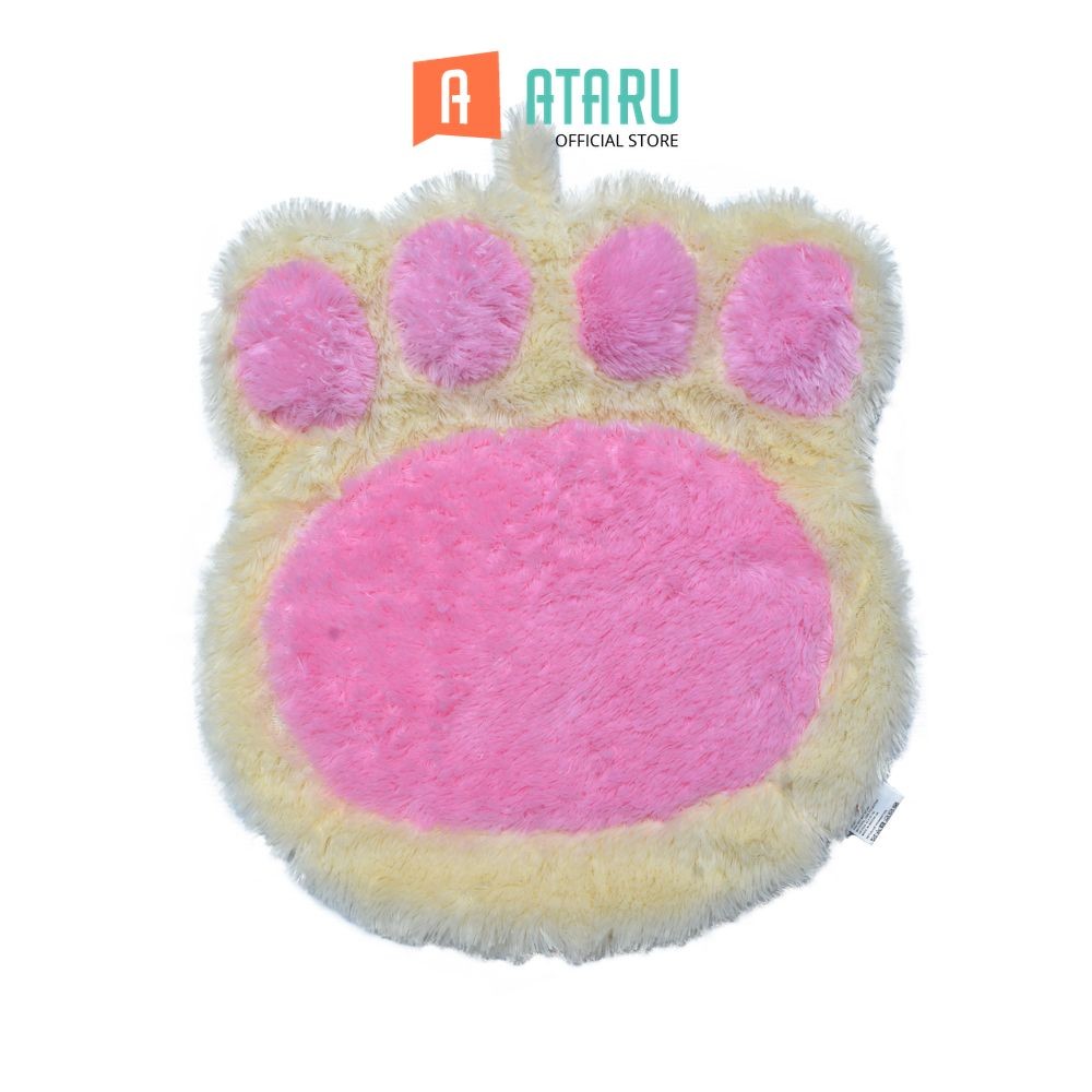 Jual Ataru 43X43 cm Keset Kamar Tidur Polyester Paw - Putih Ivory ...