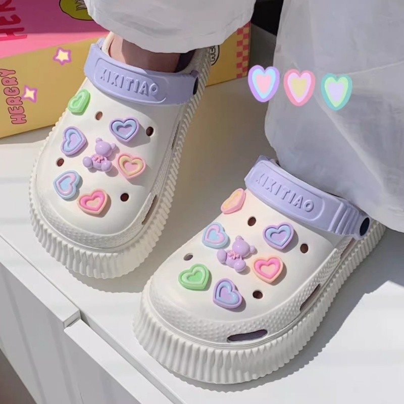 Jual Sepatu Baim Sepatu Baim DIY Permen Kreatif Lucu Sandal Pasangan ...