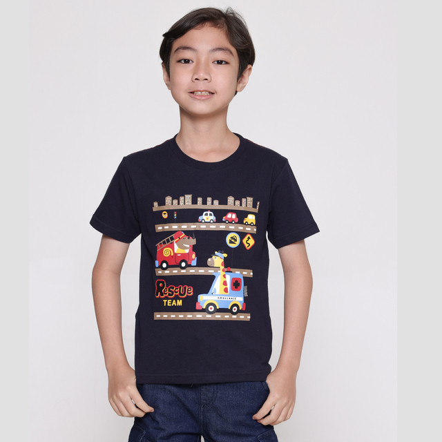 Jual Little M Rescue Team Kaos Lengan Pendek Anak Laki-Laki 120790913 ...
