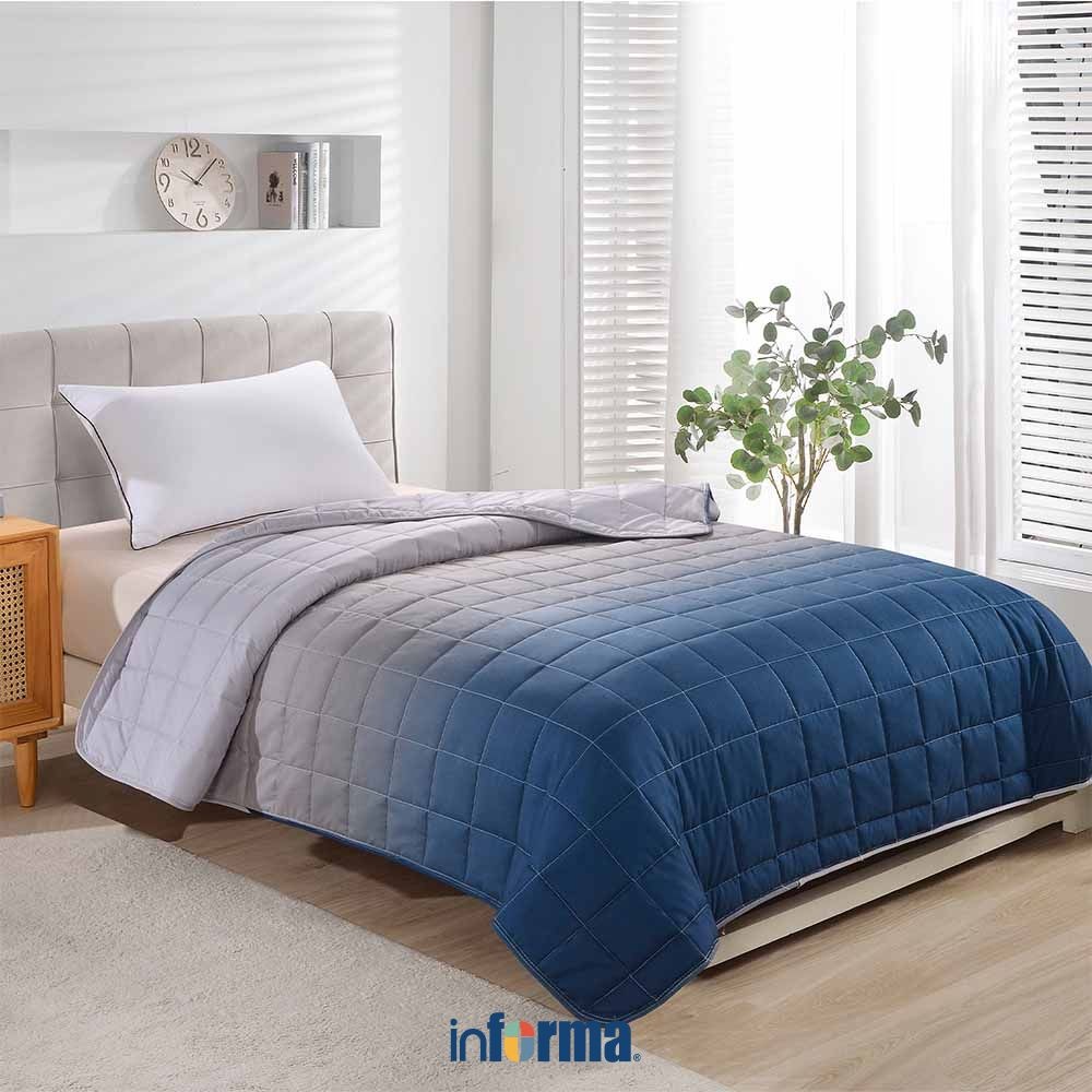 Jual Informa 150X200 cm Marshmallow Bed Cover Polyester Metaberg ...