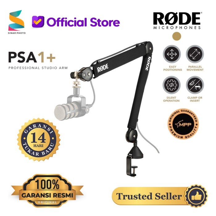 Jual Rode PSA1+ Rode PSA1 Plus Boom Arm Broadcast Stand Microphone ...