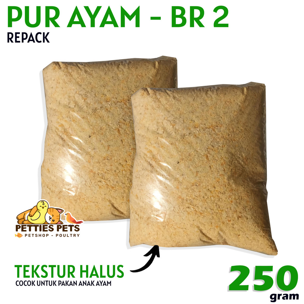 Jual PTS Pakan ayam , Pur anak ayam , Pur bebek, Pur halus BR 2 isi 250 ...