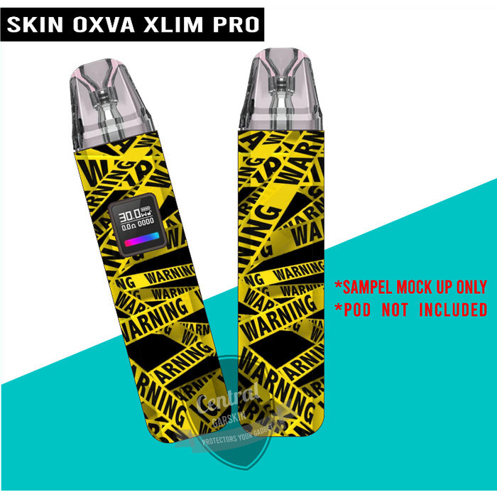 Jual Garskin Skin OXVA XLIM pro warp sticker - warning bisa custom ...