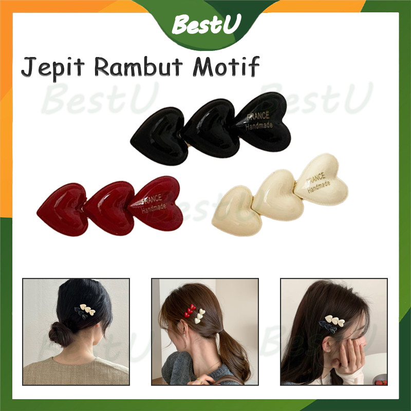 Jual Jepit Rambut Anak Perempuan Lucu Berbentuk Hati Manis /Jepit ...