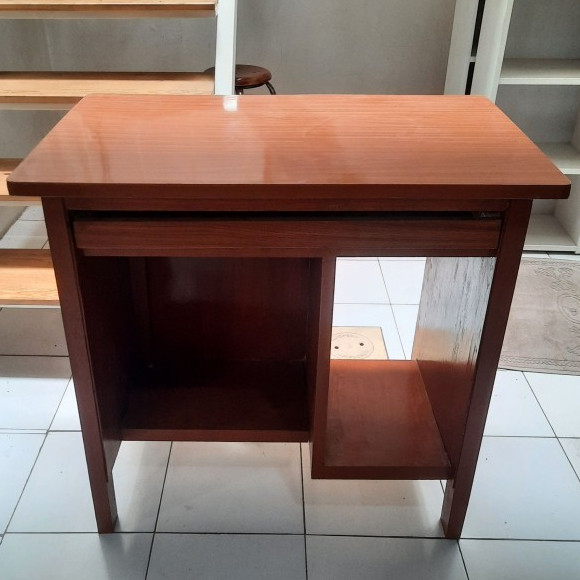 Jual Meja Komputer / Meja Kantor / Meja PC Kayu Polos Minimalis ( 80 x ...