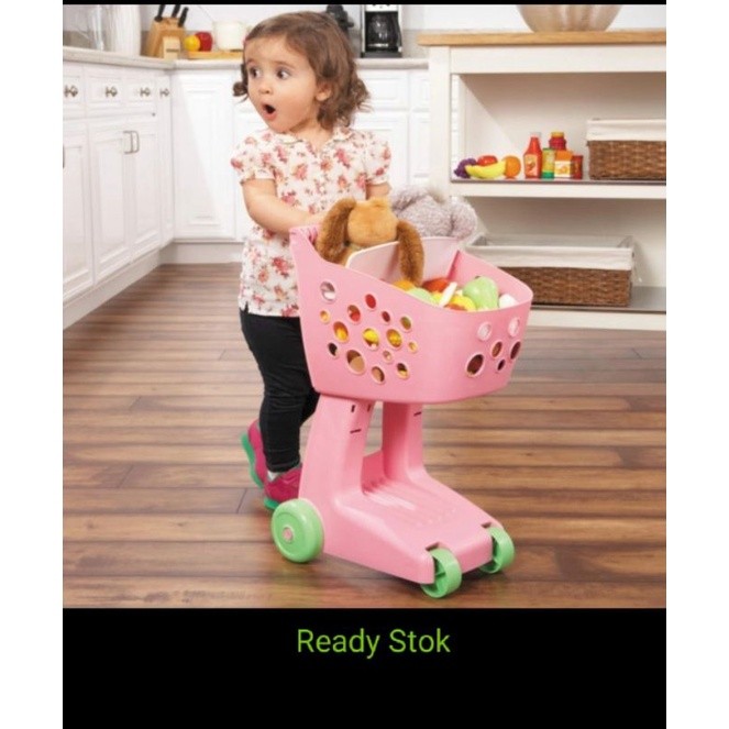 Jual Little Tikes Cozy Coupe Shopping Cart Mainan Keranjang Belanja ...