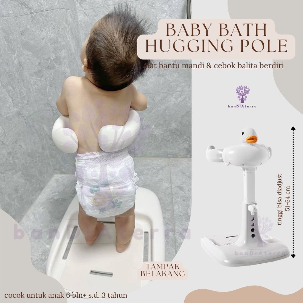 Jual BABY STANDING BATH HUGGING POLE/ alat bantu mandi & cebok bayi ...