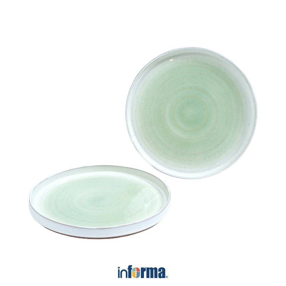 Jual Informa Appetite 27.3 cm Set 2 Pcs Brava Piring Makan - Hijau ...