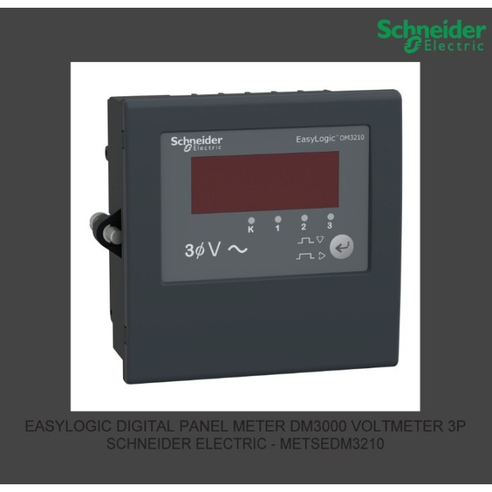 Jual EASYLOGIC DIGITAL PANEL METER DM3000 VOLTMETER 3P | Shopee Indonesia