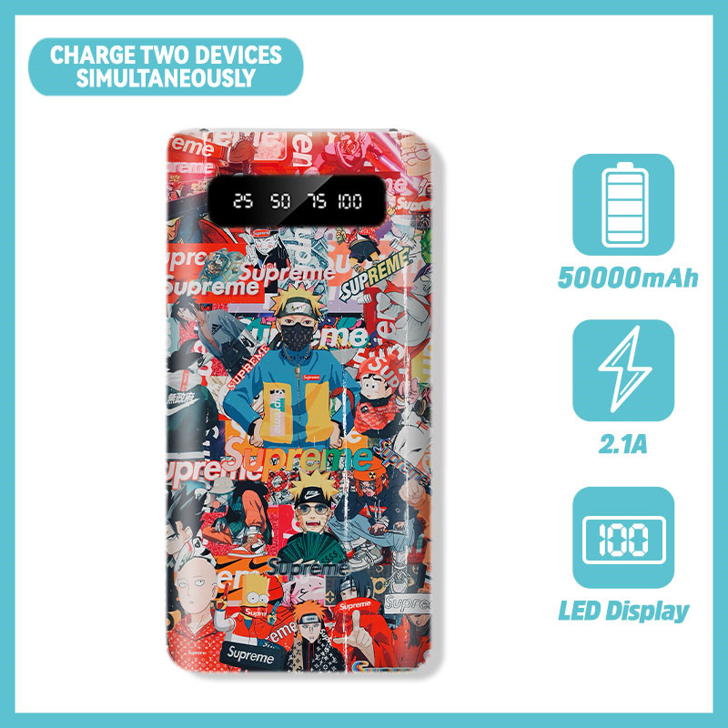 Jual PowerBank50000mAh Anime and manga hodgepodge Mini Fast Charging ...
