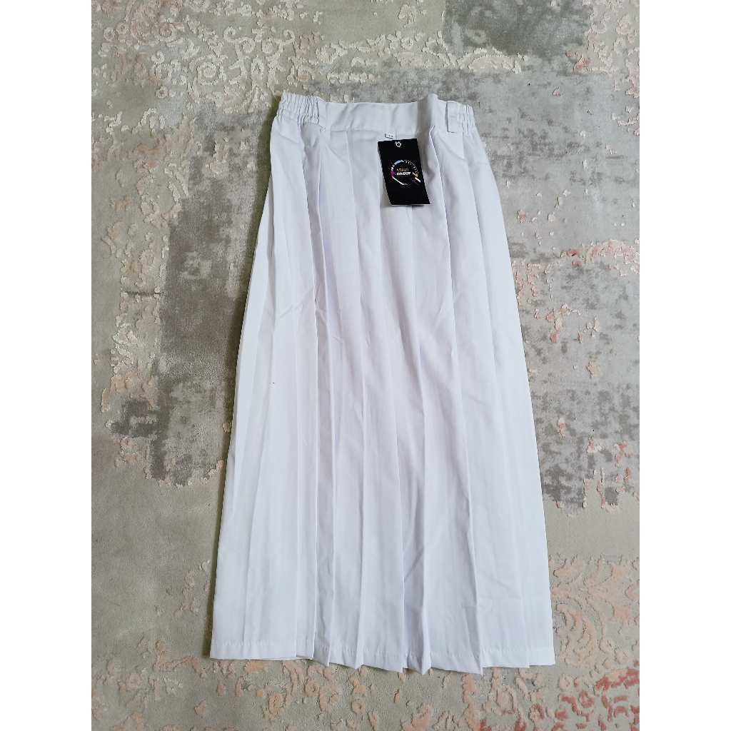 Jual rok putih rempel seragam sekolah SD/SMP/SMA panjang | Shopee Indonesia