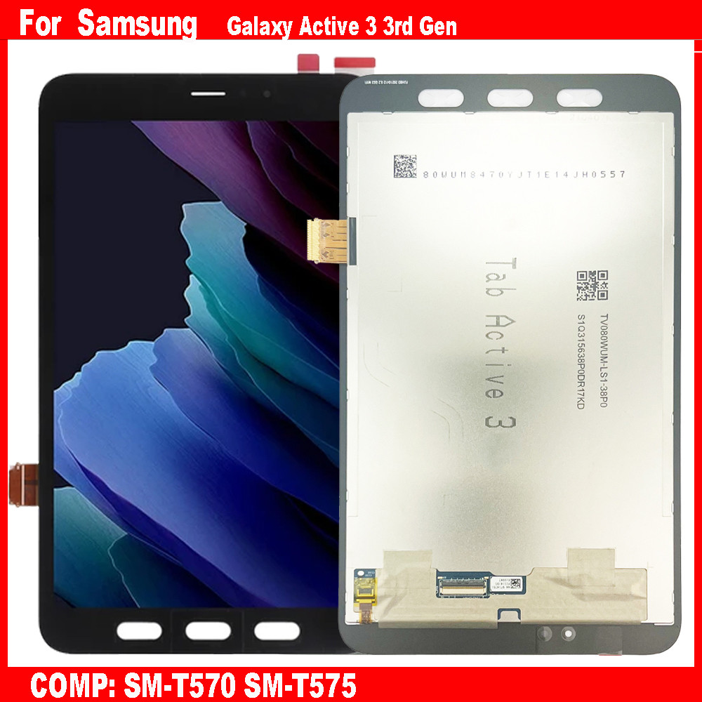 Jual New For Samsung Galaxy Tab Active 3 3rd Gen T570 T575 SM-T570 SM-T575 LCD Display Touch ...